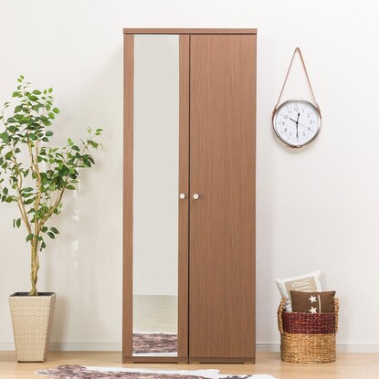 ワードローブ(クエスT 80WR MBR)通販 | ニトリネット【公式】 家具・インテリア通販