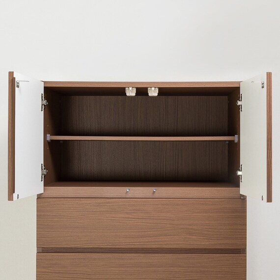 ワードローブ上置セット(ポルテT 80WR MBR/ポルテT 80U MBR)通販 | ニトリネット【公式】 家具・インテリア通販