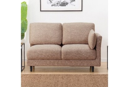 片肘2人用布張りソファ(CA10 左肘 DR-BE)通販 | ニトリネット【公式】 家具・インテリア通販