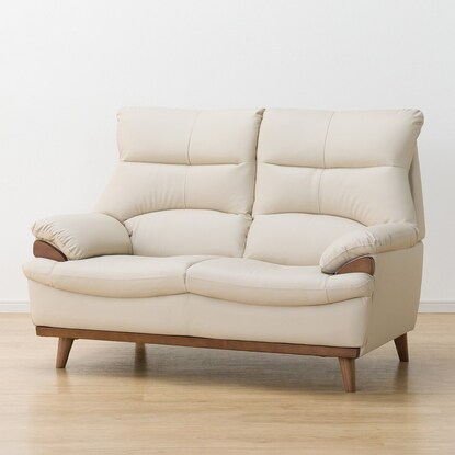 傷･汚れに強い合成皮革 2人掛けソファ(PD02S NシールドBE)通販 | ニトリネット【公式】 家具・インテリア通販