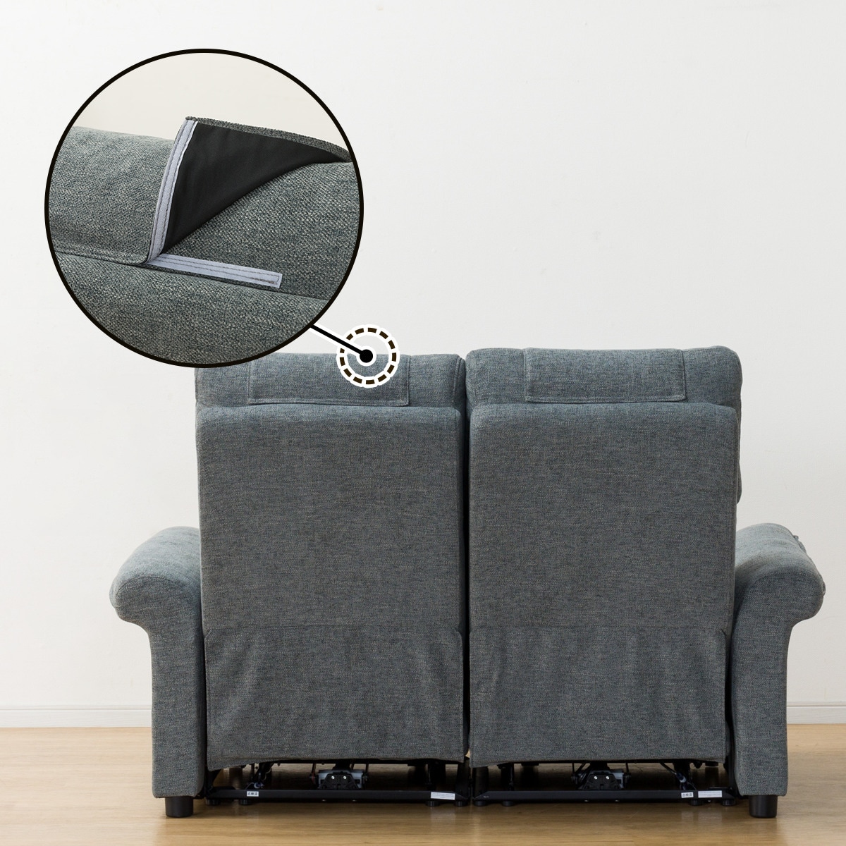 R2028) ニトリ 電動リクライニングソファ NSクリーン ピュールNN ソファテーブル付 3P ソファ 店頭取引大歓迎♪