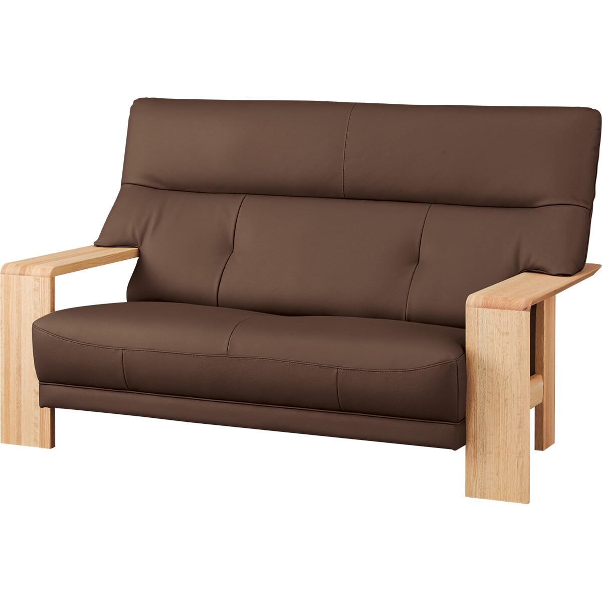 2人用本革ワイドソファ(ダンテ2 W15412E ルークショコラ/LBR)通販 | ニトリネット【公式】 家具・インテリア通販
