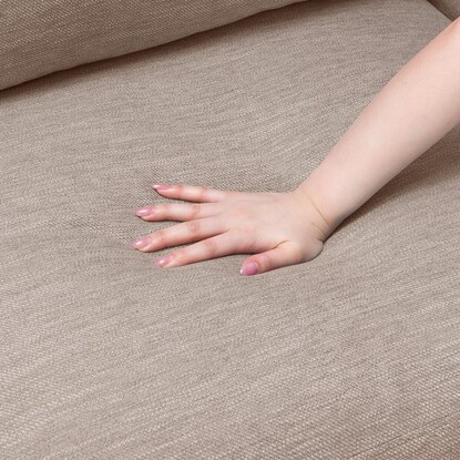 傷・汚れに強いファブリック 3人用布張りソファ(CA10Nシールド布DR-BE)通販 | ニトリネット【公式】 家具・インテリア通販