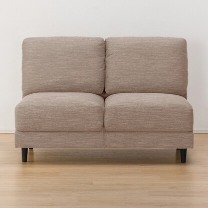 肘無し2人用布張りソファ(CA10Nシールド布DR-BE)通販 | ニトリネット【公式】 家具・インテリア通販