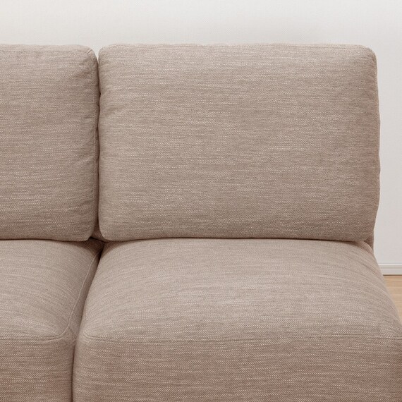 傷・汚れに強いファブリック 肘無し2人用布張りソファ(CA10Nシールド布DR-BE)通販 | ニトリネット【公式】 家具・インテリア通販