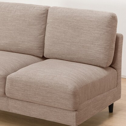 肘無し2人用布張りソファ(CA10Nシールド布DR-BE)通販 | ニトリネット【公式】 家具・インテリア通販