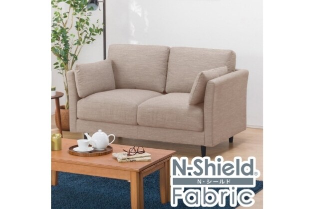 傷･汚れに強いファブリック 2人用布張りソファ(CA10Nシールド布DR-BE)通販 | ニトリネット【公式】 家具・インテリア通販