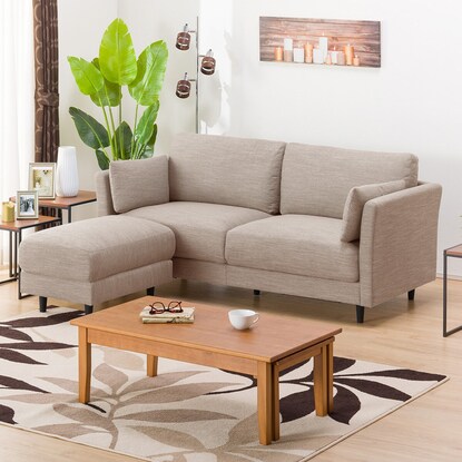 傷・汚れに強いファブリック スツール(CA10Nシールド布DR-BE)通販 | ニトリネット【公式】 家具・インテリア通販