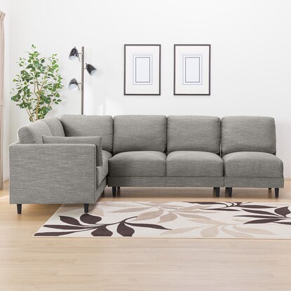 傷・汚れがつきにくい新素材 布張りコーナーソファ+1人用肘なしソファセット(CA10 NシールドDR)通販 | ニトリネット【公式】 家具・インテリア通販