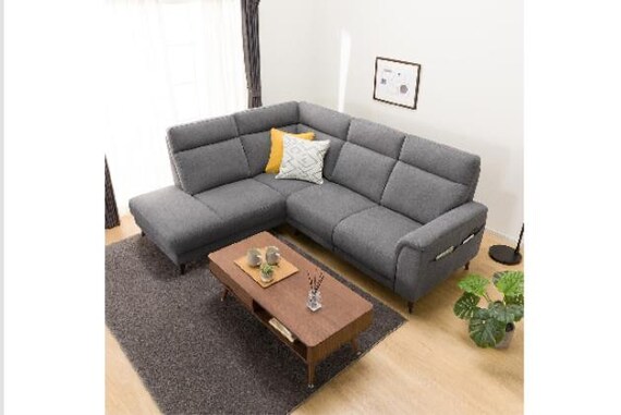 ｺｰﾅｰｿﾌｧｾｯﾄ LB07 RC DGY | ニトリネット【公式】 家具・インテリア通販