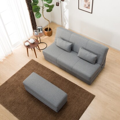 収納付きソファベッド+スツール+スペーサーセット(メーベル /DJ03)通販 | ニトリネット【公式】 家具・インテリア通販