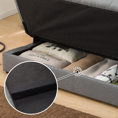 収納付きソファベッド+スツール+スペーサーセット(メーベル /DJ03)通販 | ニトリネット【公式】 家具・インテリア通販