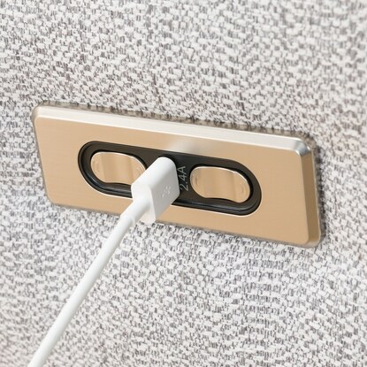 電動布張りリクライニングパーソナルチェア(2モーター LE01 GY）通販 | ニトリネット【公式】 家具・インテリア通販