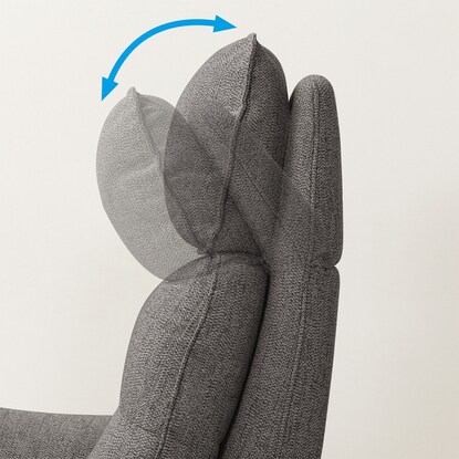 電動布張りリクライニングパーソナルチェア(2モーター LE01 DGY）通販 | ニトリネット【公式】 家具・インテリア通販