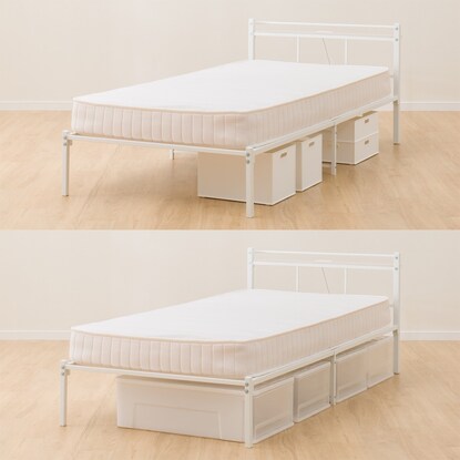 棚付きパイプベッド(バジーナC-STN)通販 | ニトリネット【公式】 家具・インテリア通販