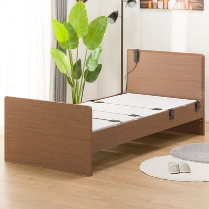 【非課税】電動ベッドフレーム＋マットレス＋サイドガード2Pセット(メリッサ3 2M02 MBR/プロセル)通販 | ニトリネット【公式】 家具・インテリア通販