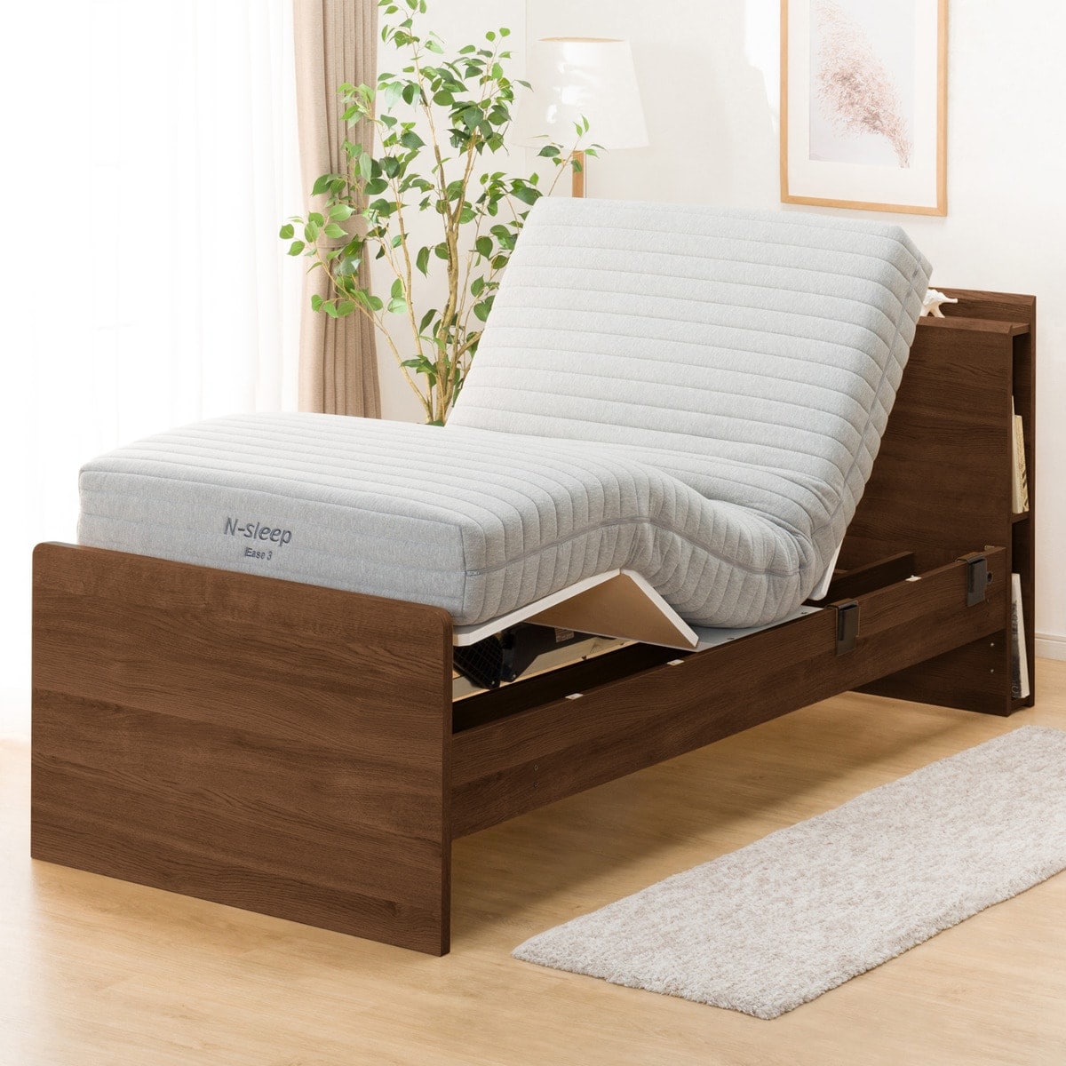 【非課税】電動シングルベッドフレーム+マットレスセット(カイト3 2M02 MBR/E3-04VB)通販 | ニトリネット【公式】 家具・インテリア通販