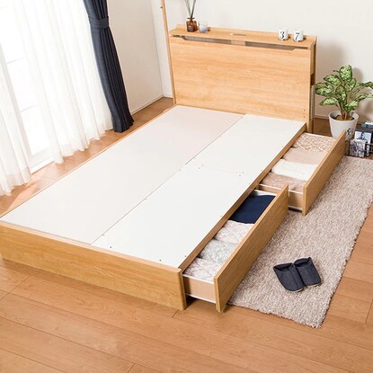 収納付ベッドフレーム(コンソン)通販 | ニトリネット【公式】 家具・インテリア通販