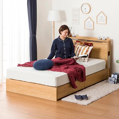 収納付ベッドフレーム(コンソン)通販 | ニトリネット【公式】 家具・インテリア通販