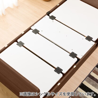電動セミダブルベッドフレーム+マットレス+サイドガードセット(カイト3 2M02 MBR/ロリー)通販 | ニトリネット【公式】 家具・インテリア通販