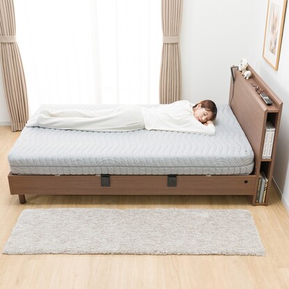 電動セミダブルベッドフレーム+マットレスセット(カイト3 2M LEG MBR/E5)通販 | ニトリネット【公式】 家具・インテリア通販