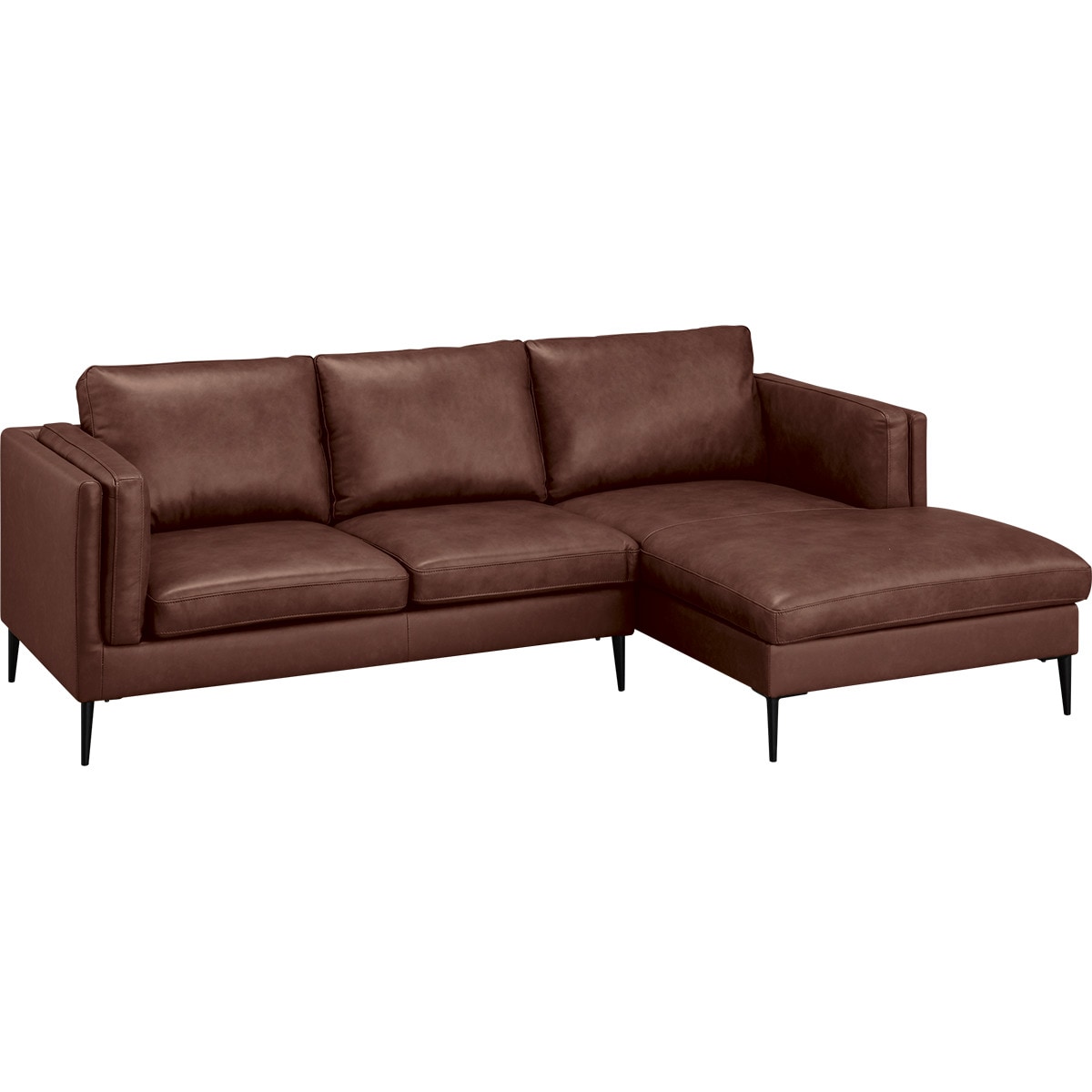 カウチソファ(LB01 左カウチ DBR) | ニトリネット【公式】 家具・インテリア通販