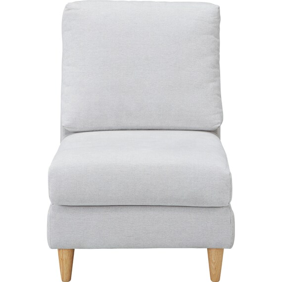 1人掛け布張りソファ(CS03 肘なし SD LGY/LBR) | ニトリネット【公式】 家具・インテリア通販