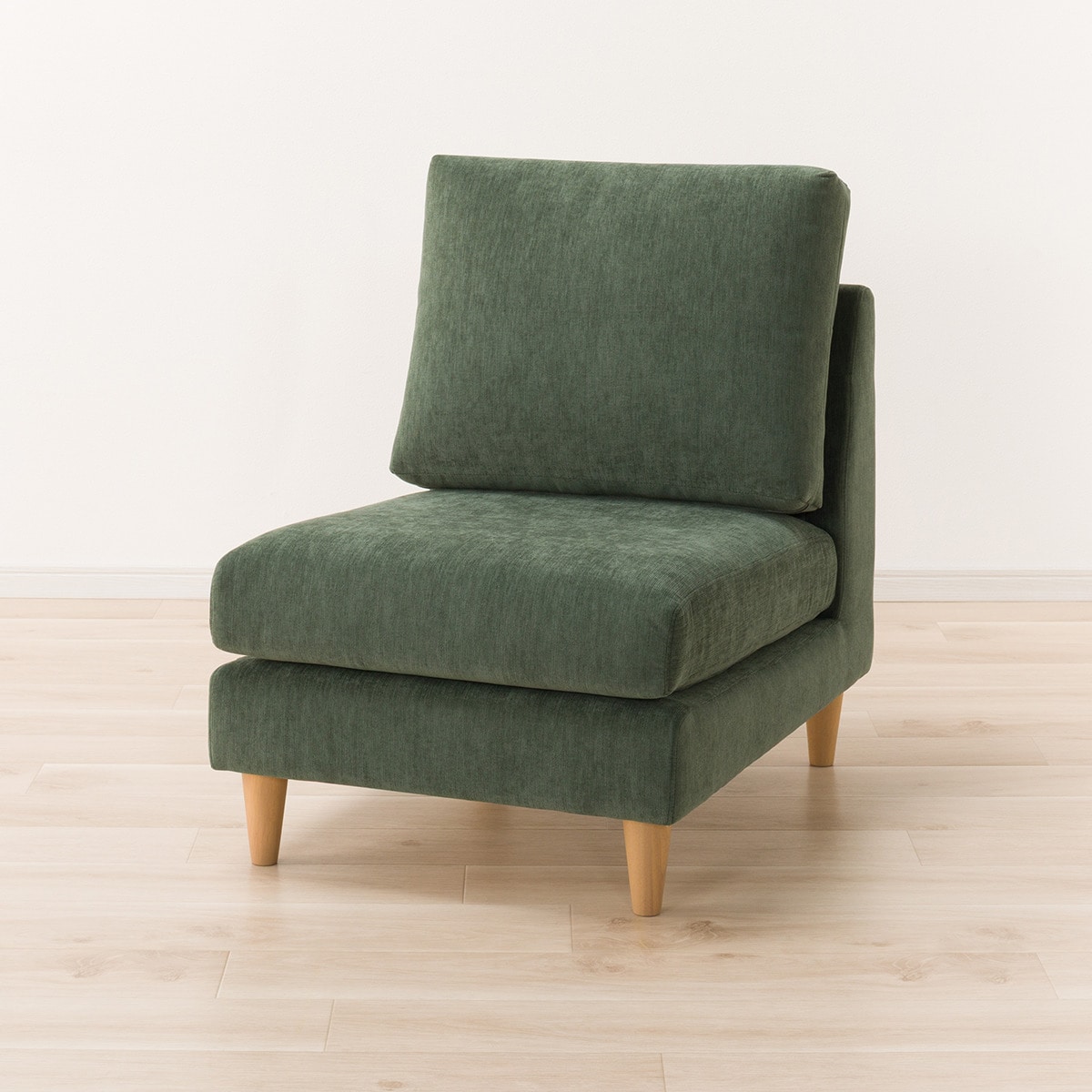 1人掛けソファ 布張りタイプ (CS03 肘なし SD GR/LBR) | ニトリネット【公式】 家具・インテリア通販