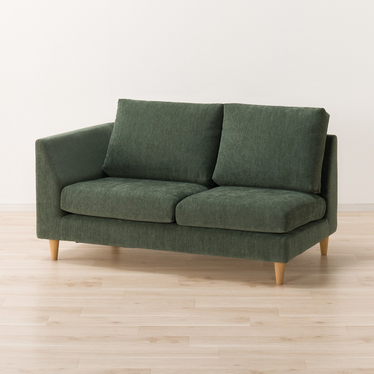 2人掛けソファ 布張りタイプ (CS03 右片肘タイプ GR/LBR) | ニトリネット【公式】 家具・インテリア通販