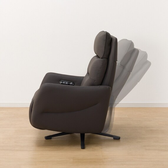 電動リクライニングパーソナルチェア 本革(一部合成皮革)タイプ (LE01-3 2モーター ヒーター&送風 DBR) | ニトリネット【公式】 家具・インテリア通販