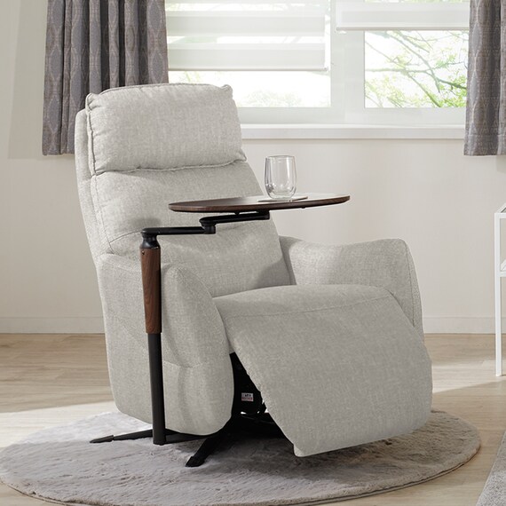 布張り電動リクライニングパーソナルチェアテーブルセット(LE01-3 4モーター LGY+LE01専用テーブルMBR) | ニトリネット【公式】 家具・インテリア通販