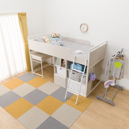 システムベッドデスクマットレスセット＋デスクライト付き(デニッシュ25N/RJ04X)【一部期間限定価格：2/19～4/7まで】通販 | ニトリネット【公式】 家具・インテリア通販