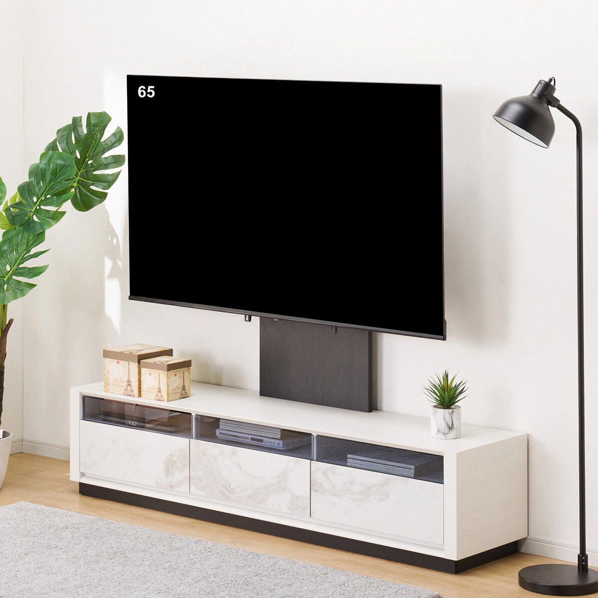 テレビ台(ローボードセーラル2セット175CHN-WH/TV固定ボード)通販 | ニトリネット【公式】 家具・インテリア通販