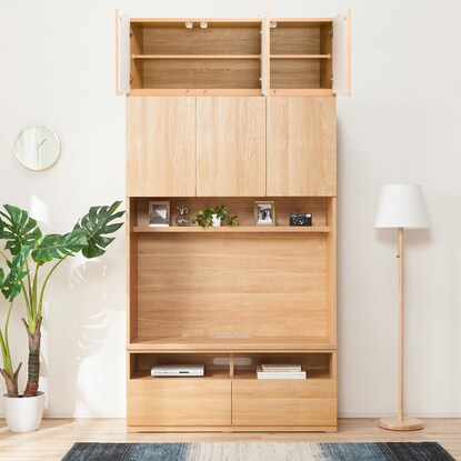 テレビボード上置セット(ポルテ120TV LBR/上置 ポルテ120U LBR)通販 | ニトリネット【公式】 家具・インテリア通販