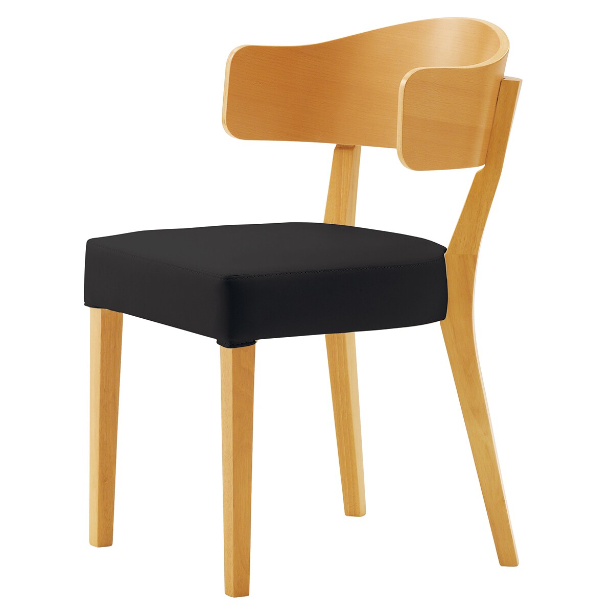 木製チェア(マニコA 背板 5NL A80-24 NA/BK) | ニトリネット【公式】 家具・インテリア通販