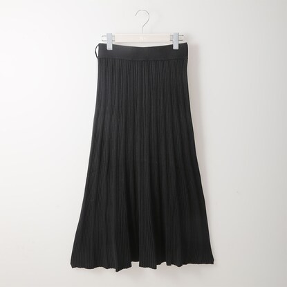 リブニットベルト付きフレアスカート（ブラック/L）通販 | ニトリネット【公式】 家具・インテリア通販