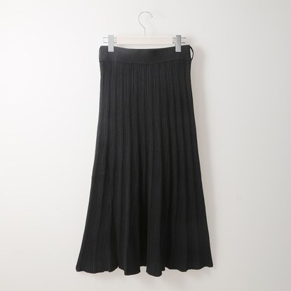 リブニットベルト付きフレアスカート（ブラック/L）通販 | ニトリネット【公式】 家具・インテリア通販