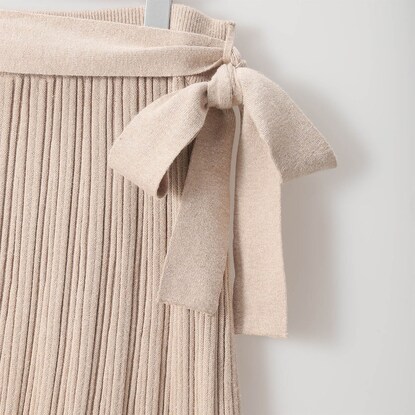 リブニットベルト付きフレアスカート（ブラック/L）通販 | ニトリネット【公式】 家具・インテリア通販