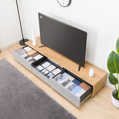 石目柄がアクセントのテレビ台（ローボード幅179.5cm）通販 | ニトリネット【公式】 家具・インテリア通販