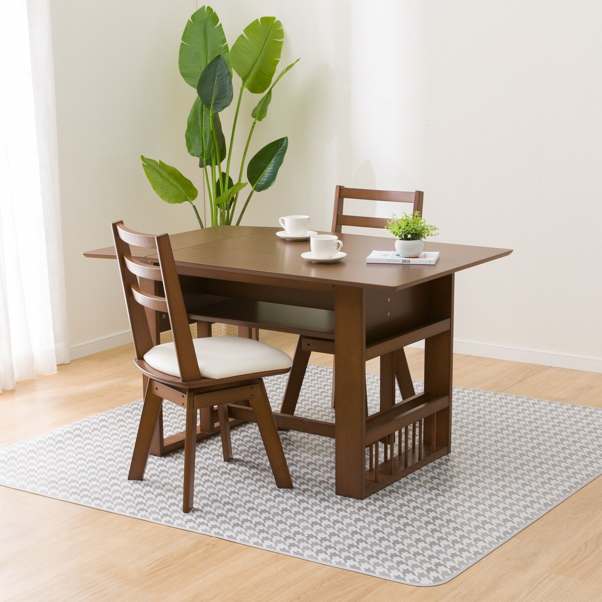 ふきとれるクッションフロアラグ (チドリスGY 182x182)通販 | ニトリネット【公式】 家具・インテリア通販