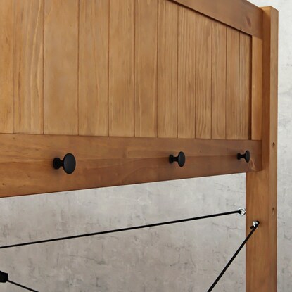 頑丈棚付きロフトベッド ミドルタイプ (高さ159cm LBR)通販 | ニトリネット【公式】 家具・インテリア通販