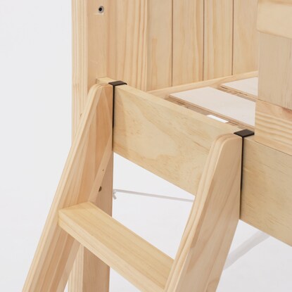 頑丈棚付きロフトベッド ミドルタイプ (高さ159cm NA)通販 | ニトリネット【公式】 家具・インテリア通販