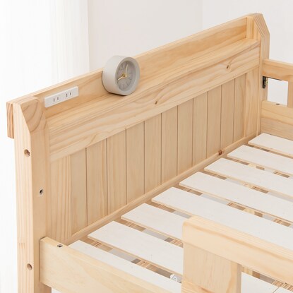 頑丈棚付きロフトベッド ミドルタイプ (高さ159cm NA)通販 | ニトリネット【公式】 家具・インテリア通販