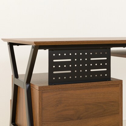 デスクワゴン付き(DX001 120 MBR)通販 | ニトリネット【公式】 家具・インテリア通販