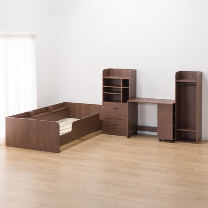 ロフトベッド(デニッシュBD23AV ブラック色ライト+コンセントBOX付きMBR/BK)通販 | ニトリネット【公式】 家具・インテリア通販