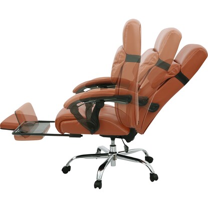 オフィスチェアフットレスト付き(OC702 革BR)通販 | ニトリネット【公式】 家具・インテリア通販