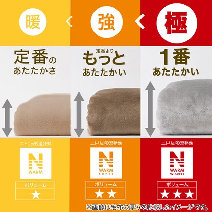 2枚合わせ毛布 クイーン(NウォームWSP GY Q A2312)通販 | ニトリネット【公式】 家具・インテリア通販