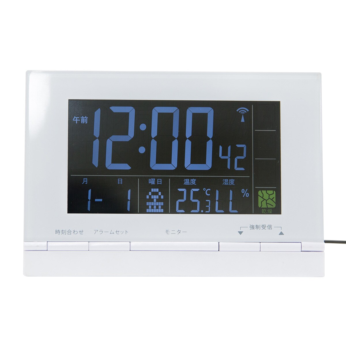 電波デジタル時計 DA-22(WH)通販 | ニトリネット【公式】 家具・インテリア通販